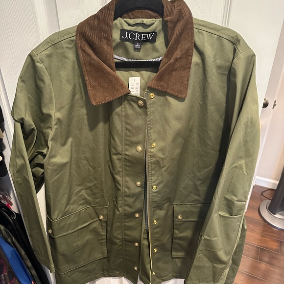 J. Crew | Jackets & Coats | Xl Heritage Barn Jacket In Waxed Cotton ...